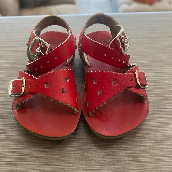Sun San | Shoes | Sun San Girls Red Sandals Sz5 | Poshmark